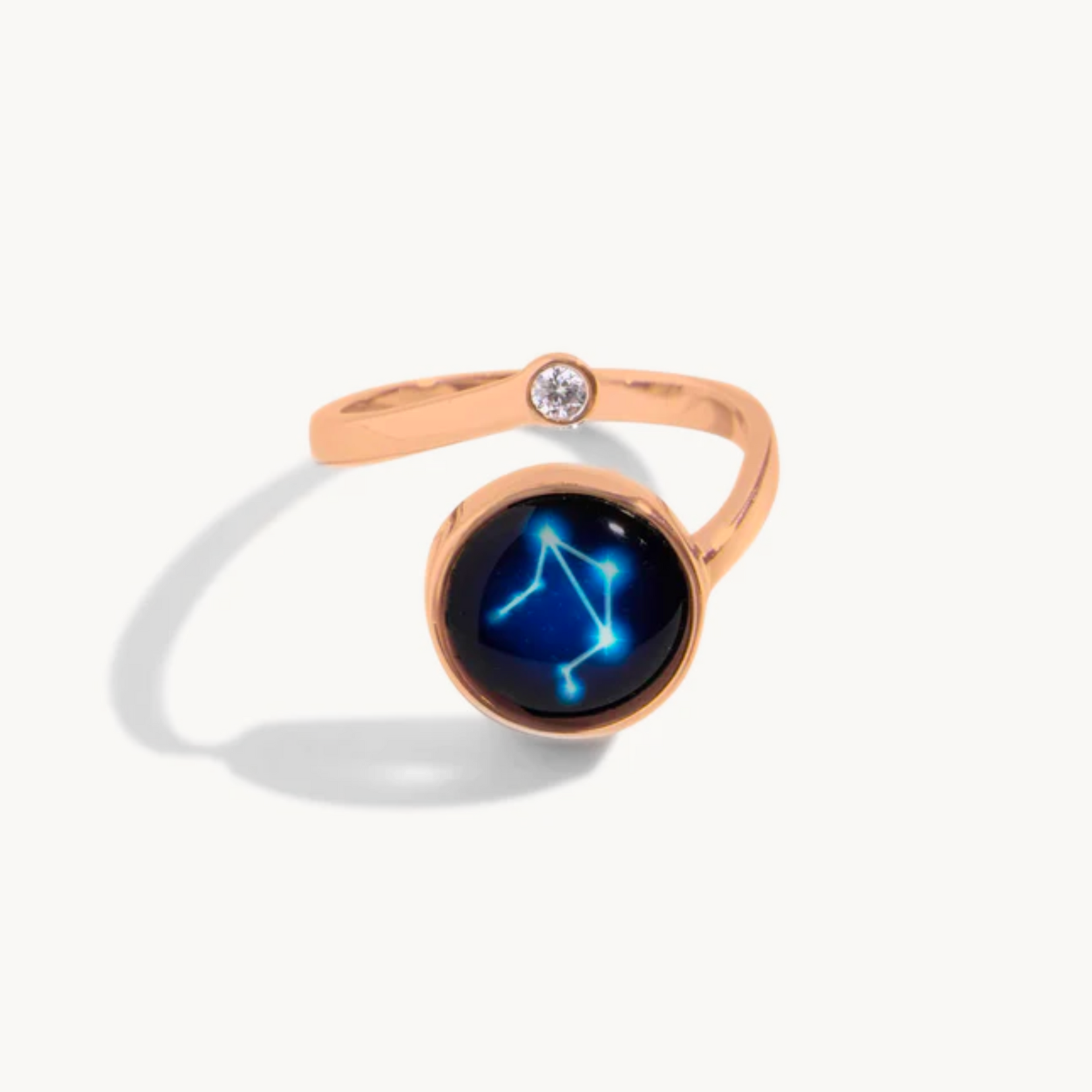 Astral Spiral Ring in Rose Gold – Moonglow Australia