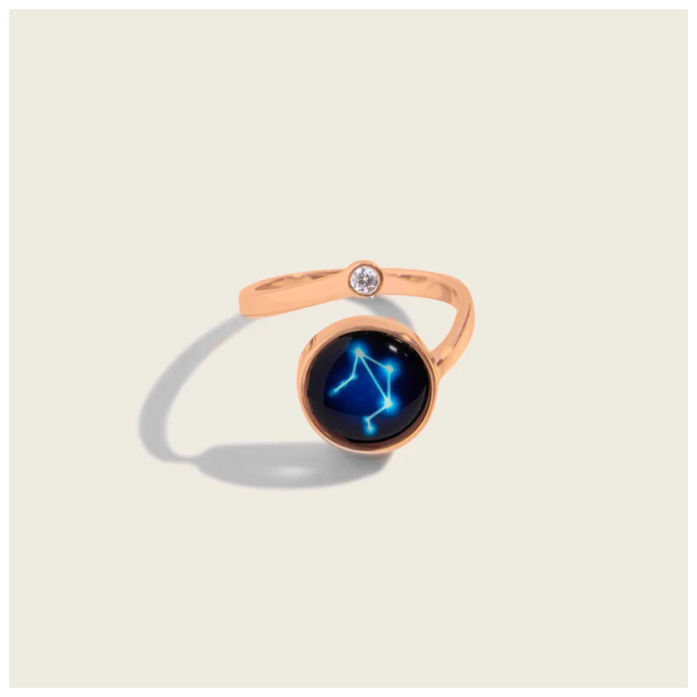 Astral Spiral Ring in Rose Gold – Moonglow Australia