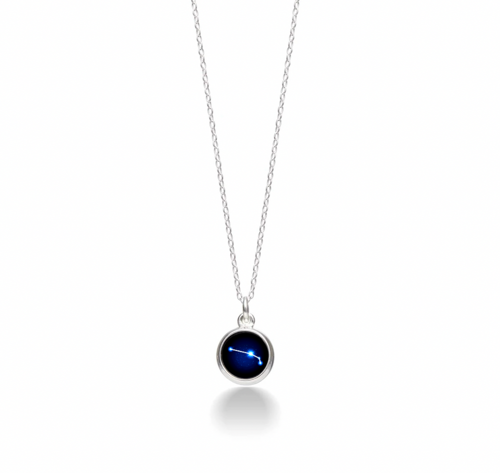 Astral Mini Silver Simplicity Necklace – Moonglow Australia