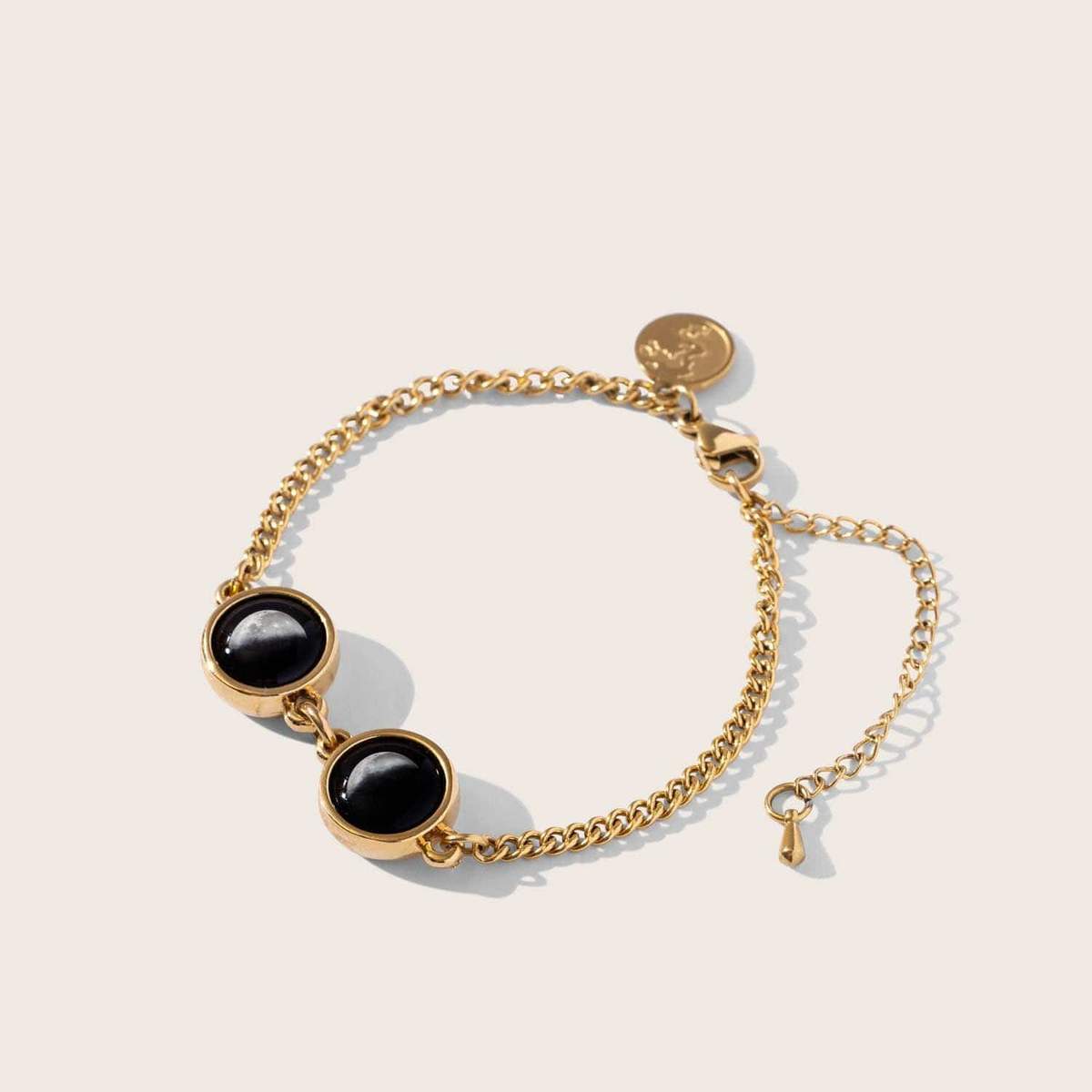 Double Moon Pallene Bracelet in Gold | Moonglow – Moonglow Australia